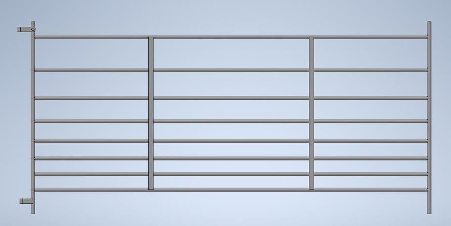 Claie pyrénées ovin et caprin Lg 2m50 Agritubel | Agrizone