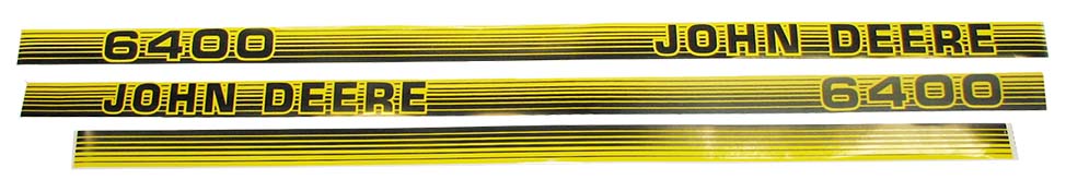 Kit de Autocollant John Deere 6400 | John Deere Decalques & emblèmes ...