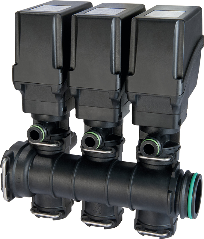 GROUPE DE 3 VANNES 863T AV RETOUR COMPENSE Vanne de pulvérisation ...