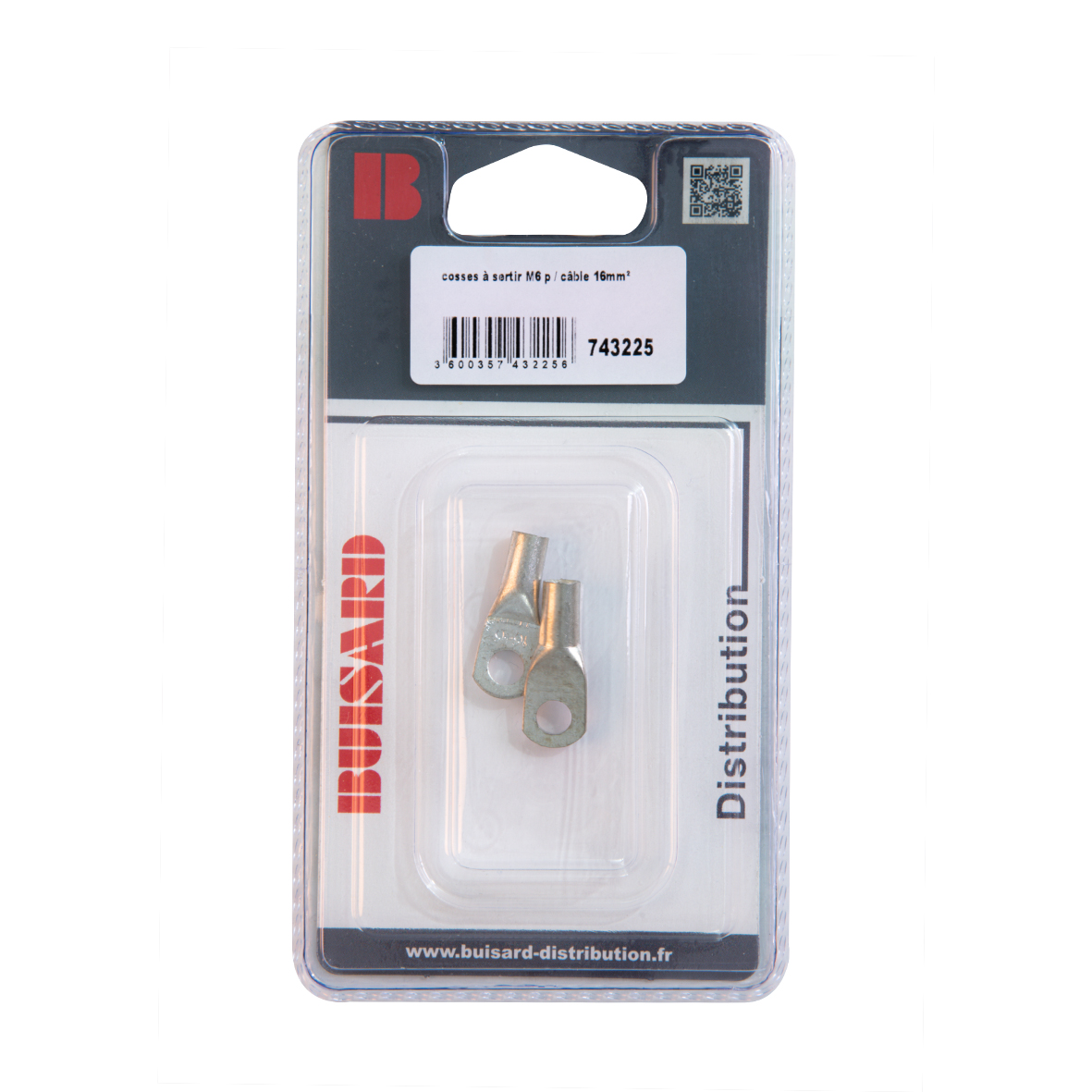 HF- 2 COSSES A SERTIR CABLE 16mm2 Câbles & cosses - AGZ000506504