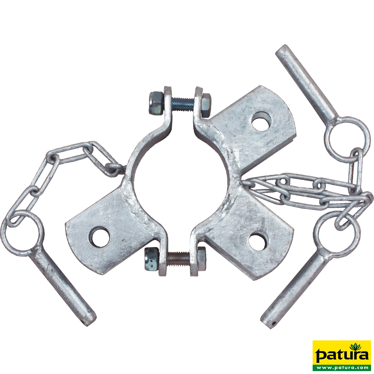 Bride double 76, 3 directions Accesoires et fixation barrières ...