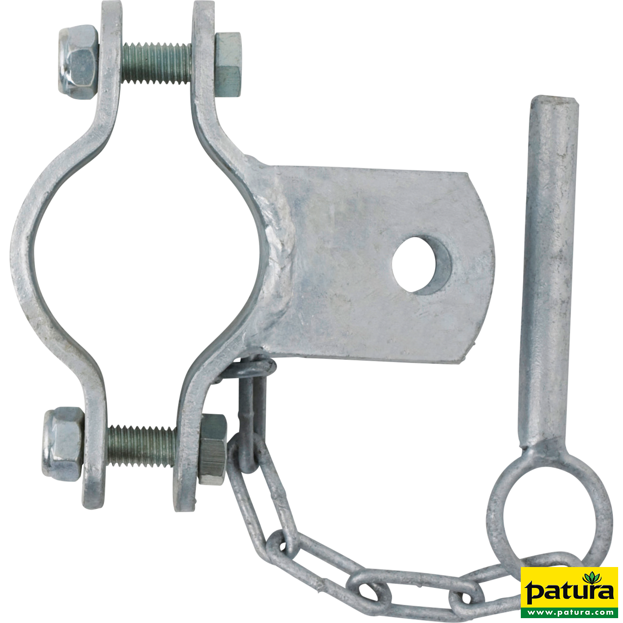 Bride double D= 60 mm , simple support, galvanisée Accesoires et ...