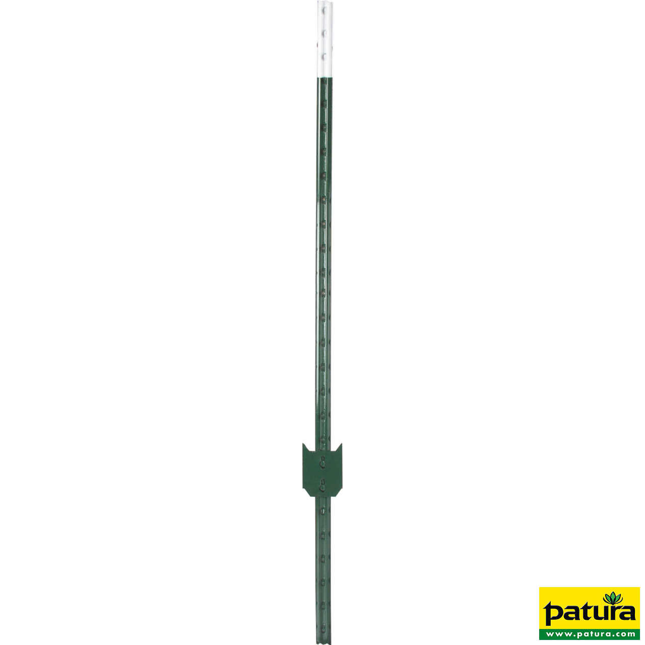 Piquet en T, acier laqué vert, 1,82 m (cloture 1,42 m) Piquet fer ...