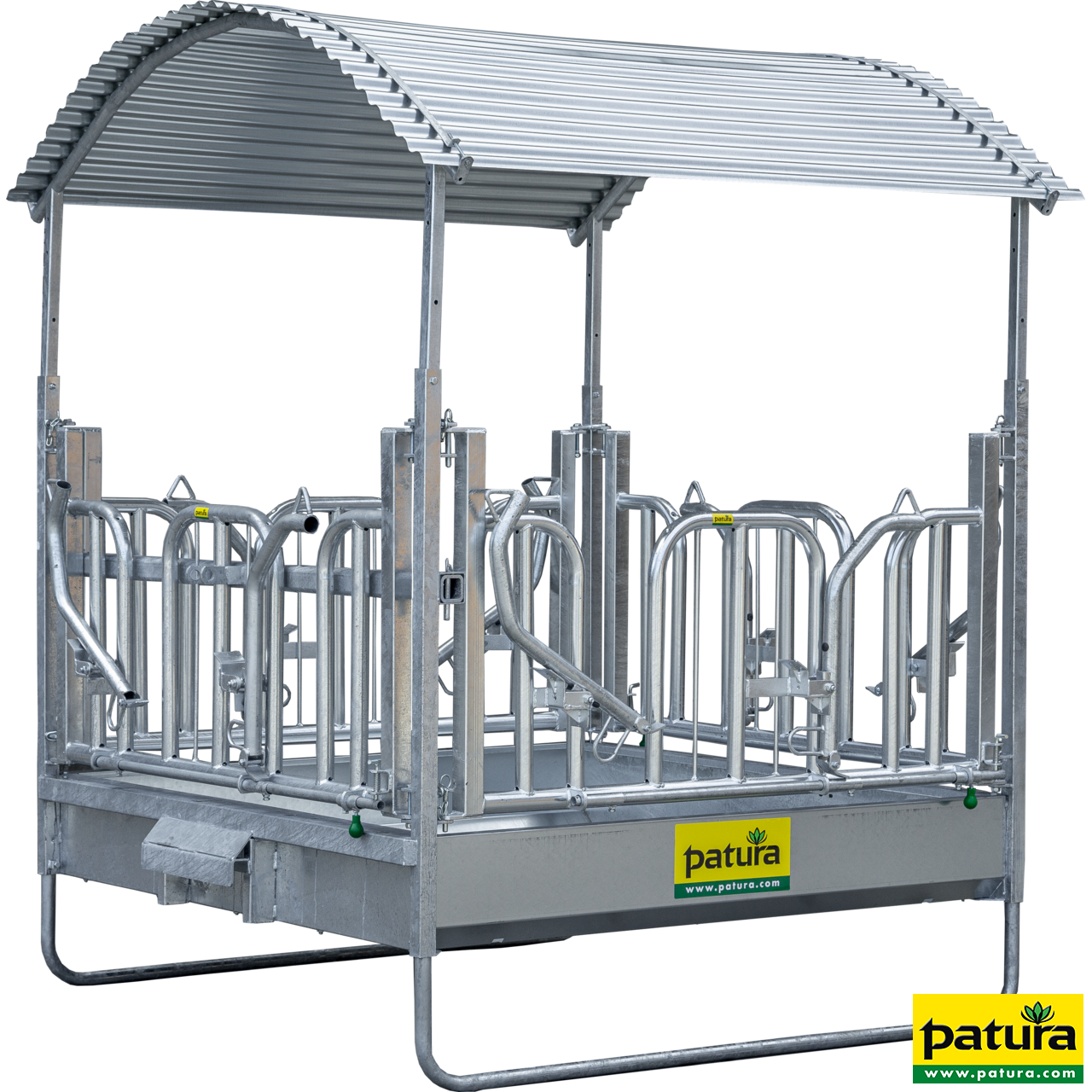 Ratelier Pro avec cornadis Suédois 2,00 x 2,05 m Râtelier chevaux ...