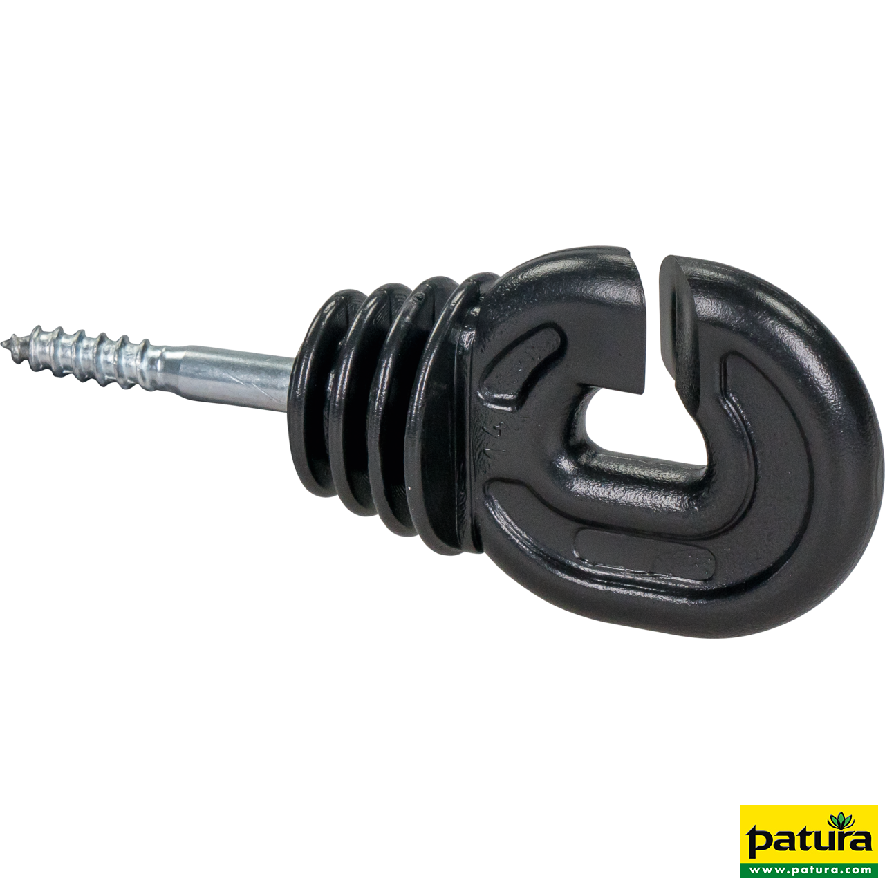 Super iso annulaire, filetage à bois, noir, vis=6mm , les 150 Isolateur ...