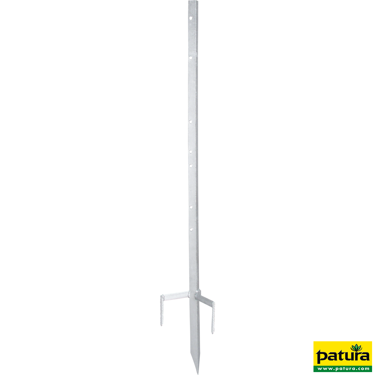 Super piquet cornière robuste pour cloture mobile jusqu'à 0,90 m de ...