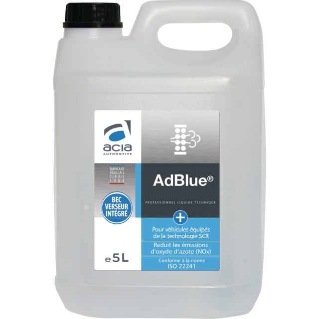 Adblue solution urée a 32,5% Acia bidon de 5l avec bec verseur AdBlue ...
