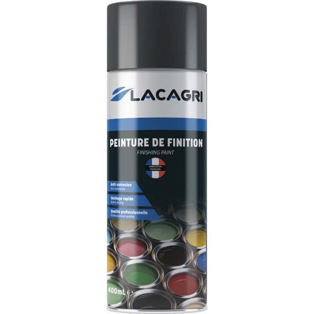 Peinture de finition gris fonce manitou aerosol 400ml lacagri Peintures ...