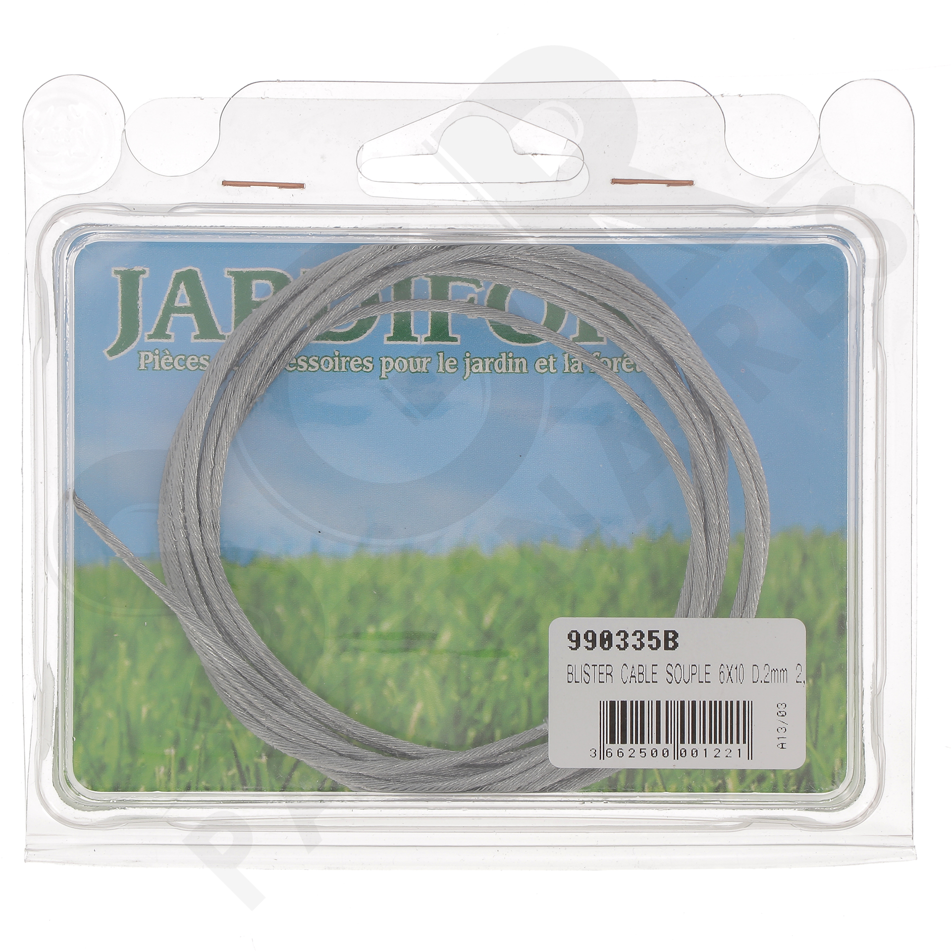 Jardifor | BLISTER CABLE SOUPLE 6X10 D.2mm 2,50M Equipement atelier de ...