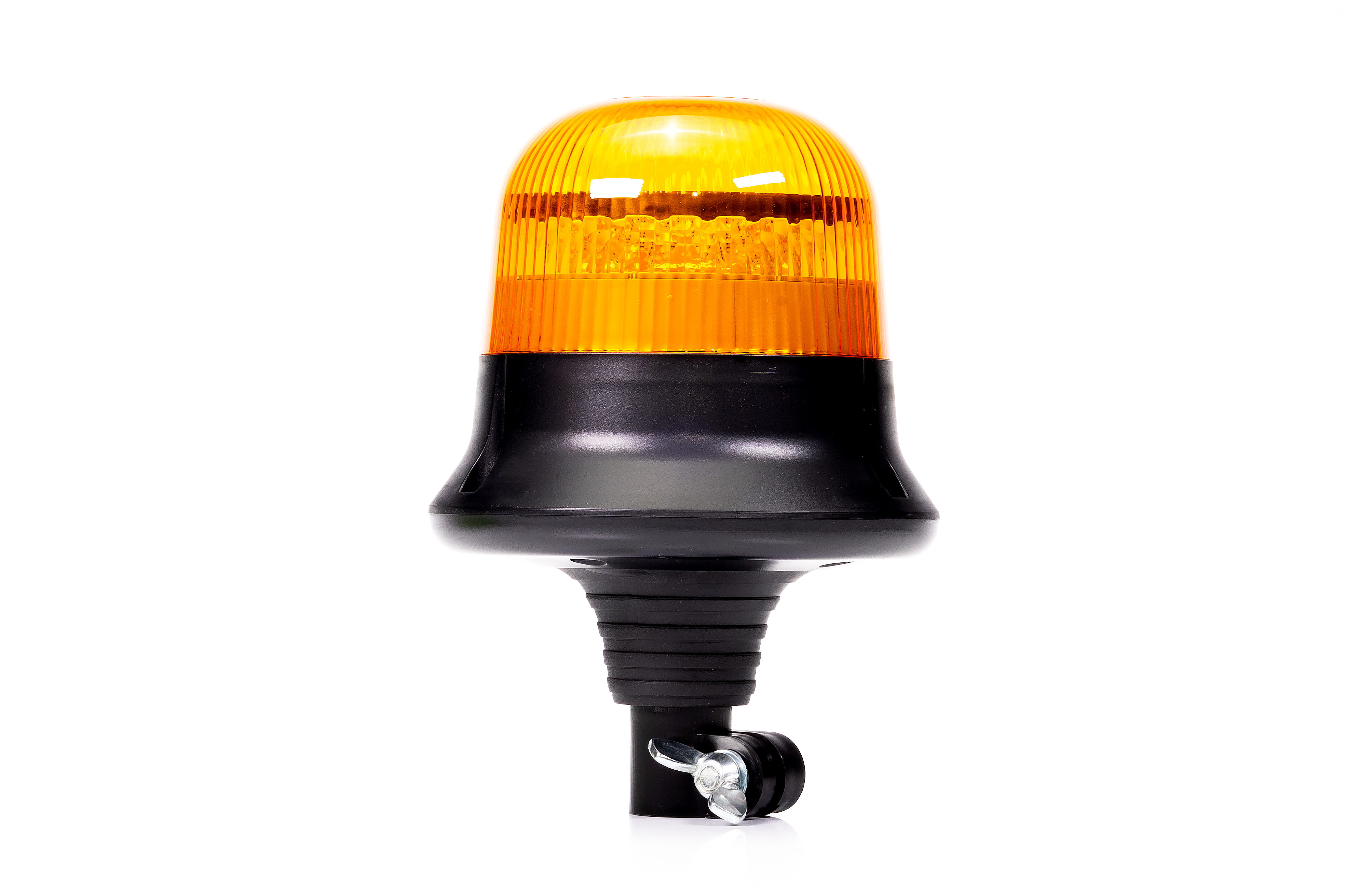 Gyrophare LED orange, flash rotatif, fixation sur hampe Gyrophare ...
