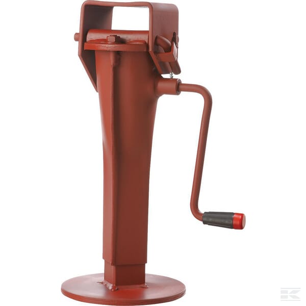 Béquille 4000 Kg avec manivelle latérale et fixation basculante 485 mm