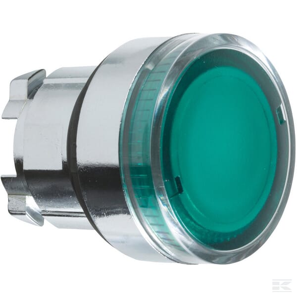 Bouton-poussoir lumineux vert Interrupteurs à poussoir - AGZ000584873