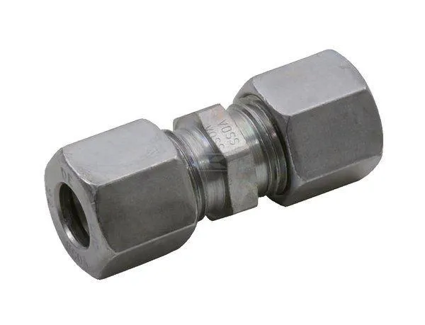 Raccord union double mâle / mâle avec écrou et olive pour tuyau Ø12 ... Raccord union double mâle / mâle avec écrou et olive pour tuyau Ø12 ...