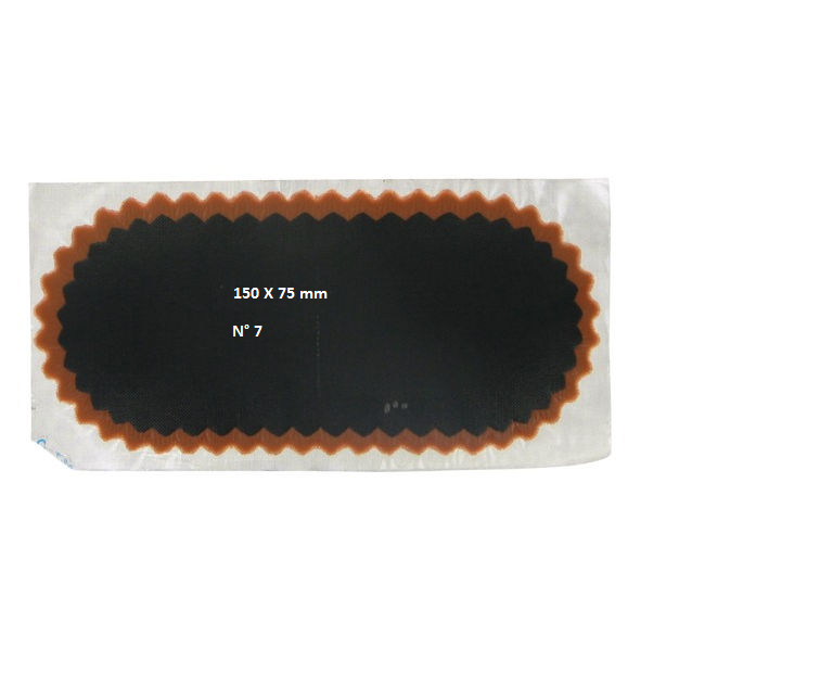 Rustine ovale double bord denté 150X75 mm - TIP TOP