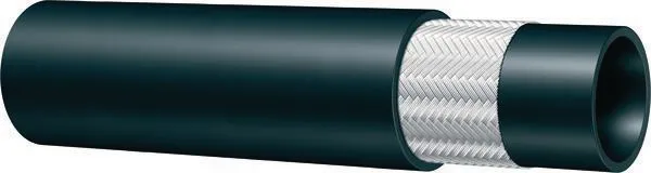 Tuyau hydraulique DN25 Flexibles hydrauliques avec dénudage 1 tresse ...