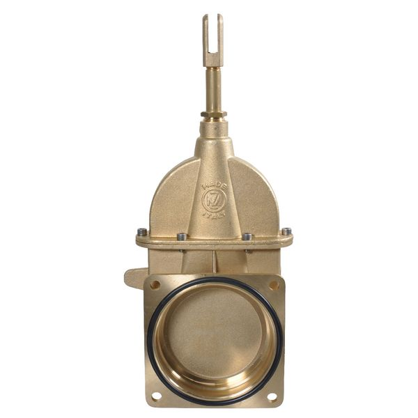 Vanne + bride carrée 6"