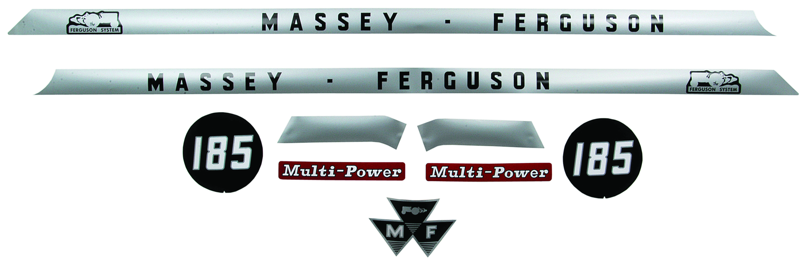 Kit autocollants 185 Massey Ferguson