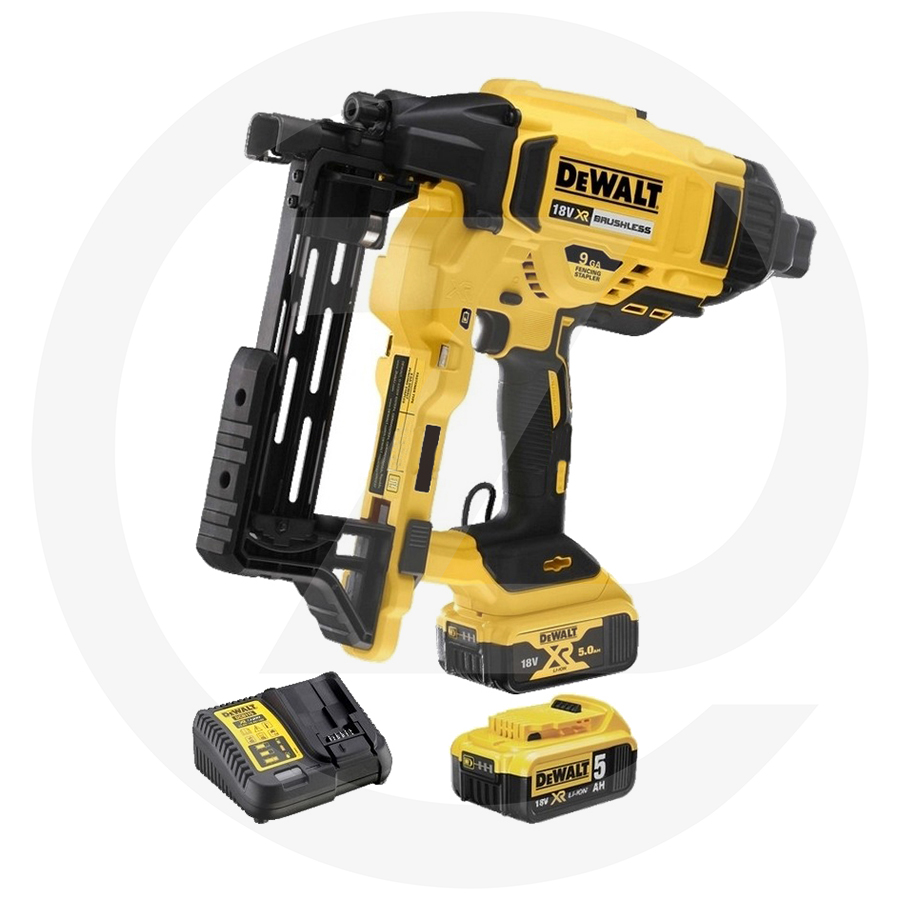 Agrafeuse pour clôture 2 bat. 18 v - 5 ah + chargeur Tous produits ...