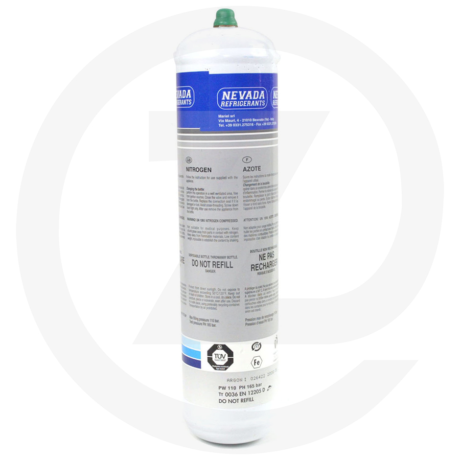Bouteille d' azote 1 l - 110bar Tous produits - AGZ000589102