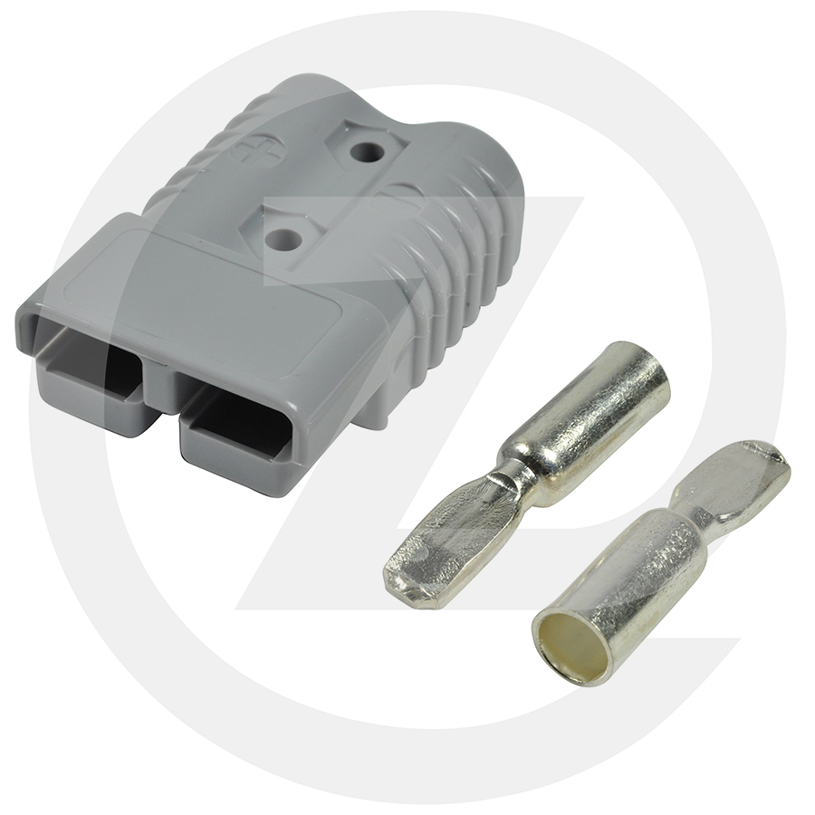 Connecteur de puissance 175a 24v gris 50 mm² - (blis. 2 pcs) Prises ...