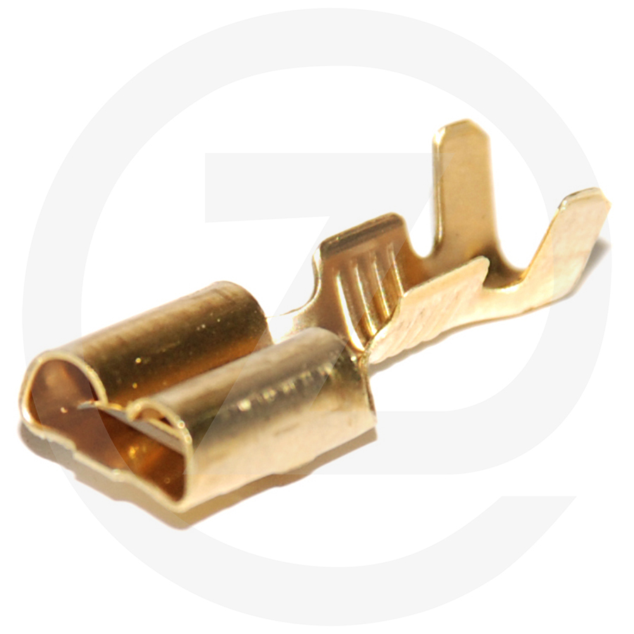 Cosse fem. connecteur std 6.3 - 1.0 > 2.5 mm2 - 25 pcs Câbles & cosses ...