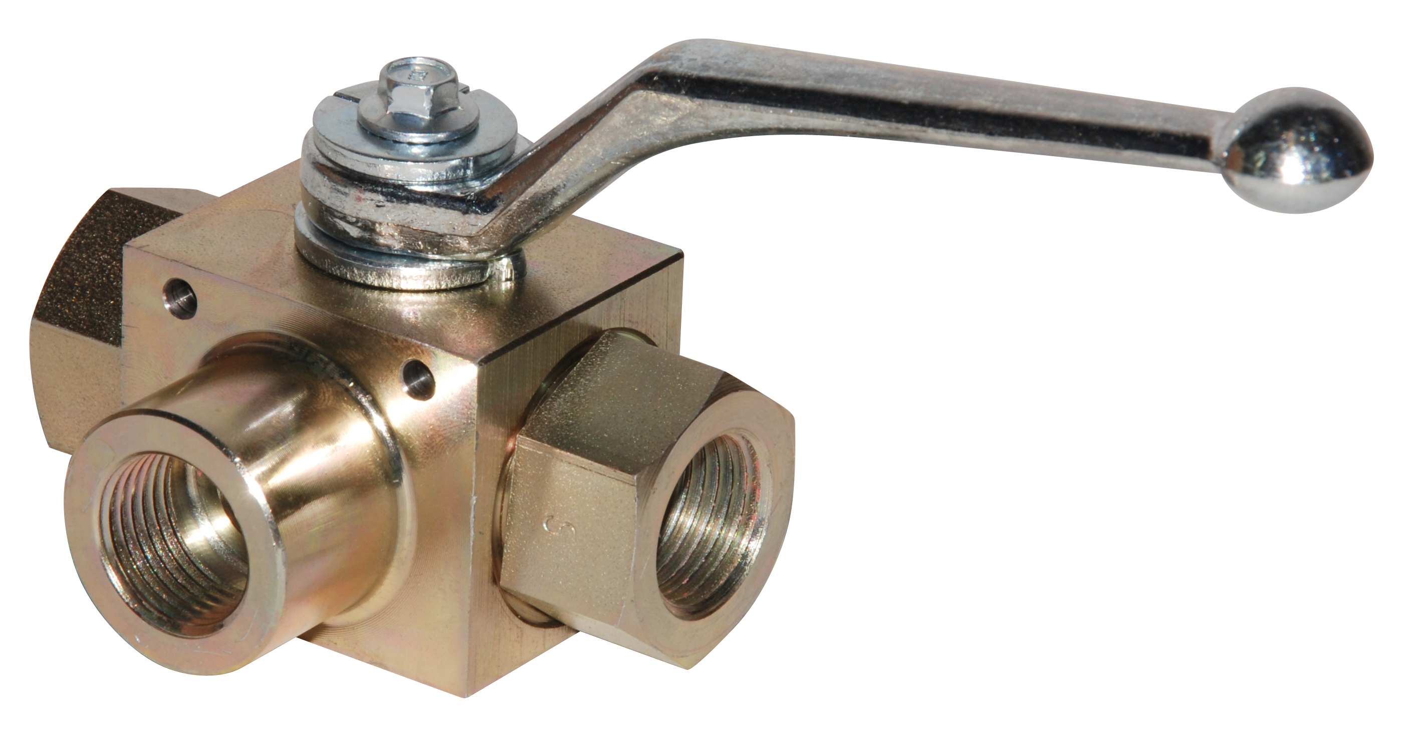 Vanne a 3 voies avec trous de fixation l - bsp 1/4 Vannes 3 voies - AGZ000529302