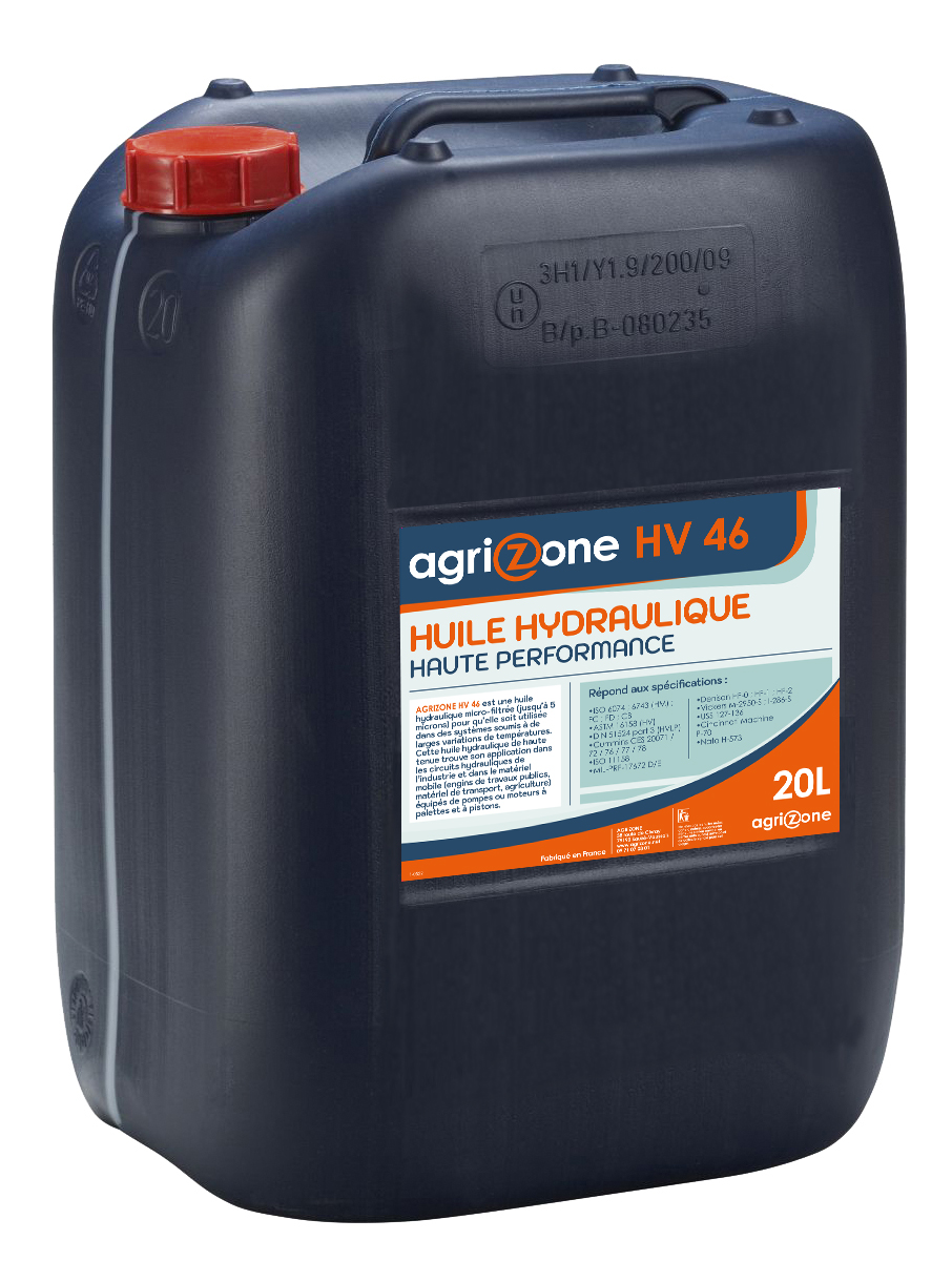 Huile hydraulique HV 46 20L - Agrizone