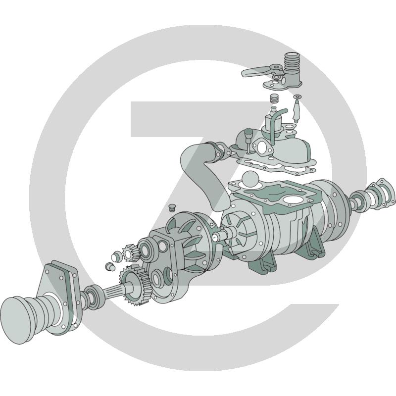 GRANIT Boitier de rotor - MEC 5000 M Pièce pour compresseur à lisier ...