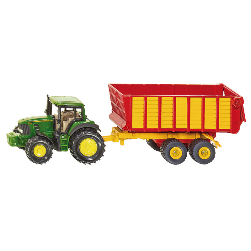 Jouet John Deere avec remorque d'ensilage Tracteur - AGZ000018735