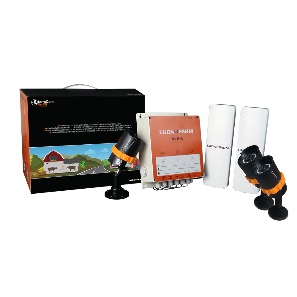 Kit caméra Farmcam Flex 3 caméras avec pont radio Luda Farm Caméras de ...