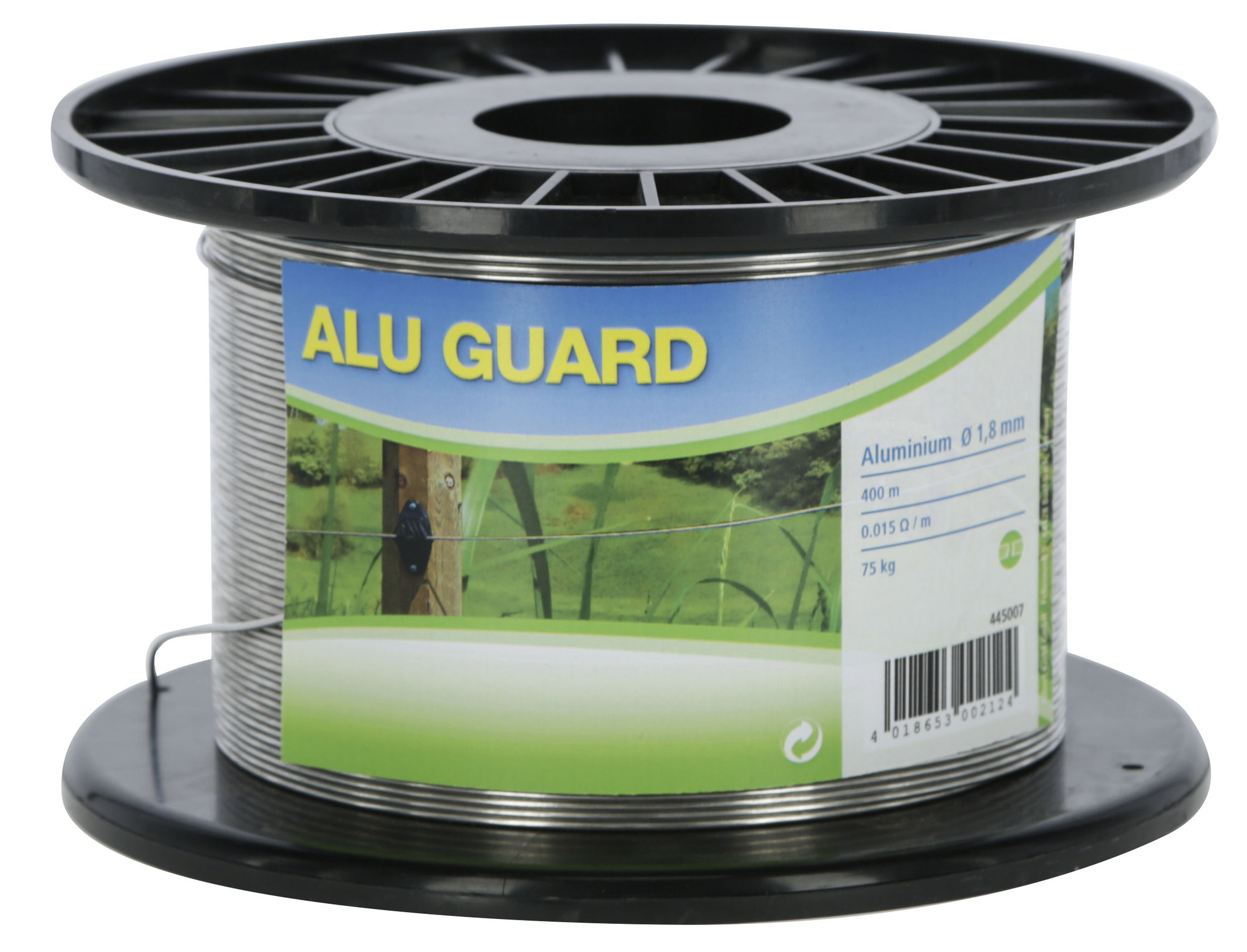 Fil aluminium ALU GUARD 400m, Ø 1,8mm Fil de fer cloture - AGZ000554762