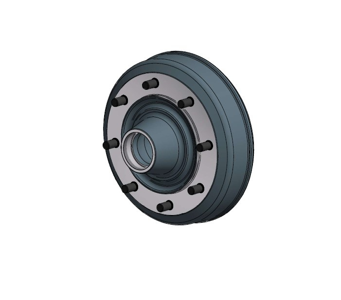 Essieu carré 100 mm 10 trous