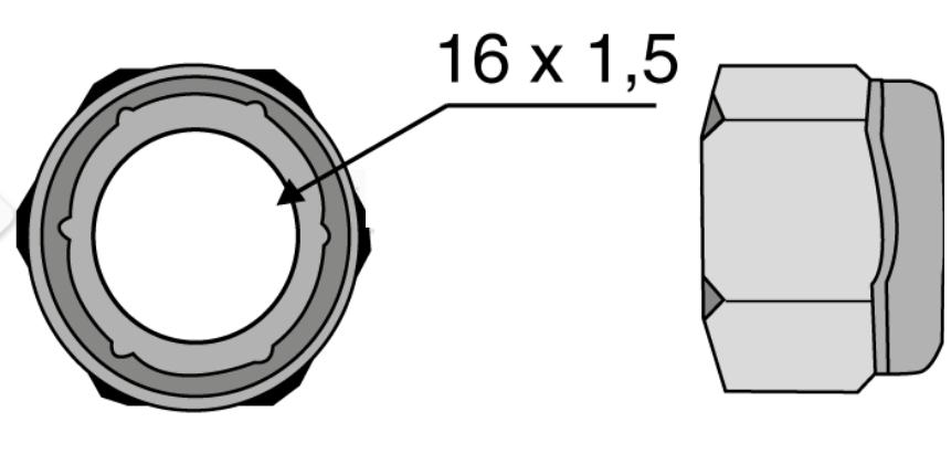 Écrou autobloquant 16x150 10000662 adaptable