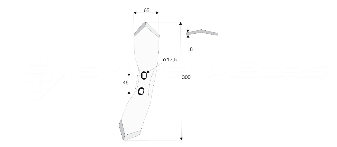 Soc vibroflex 65x8x300 % 45 Soc de vibro - AGZ000726941