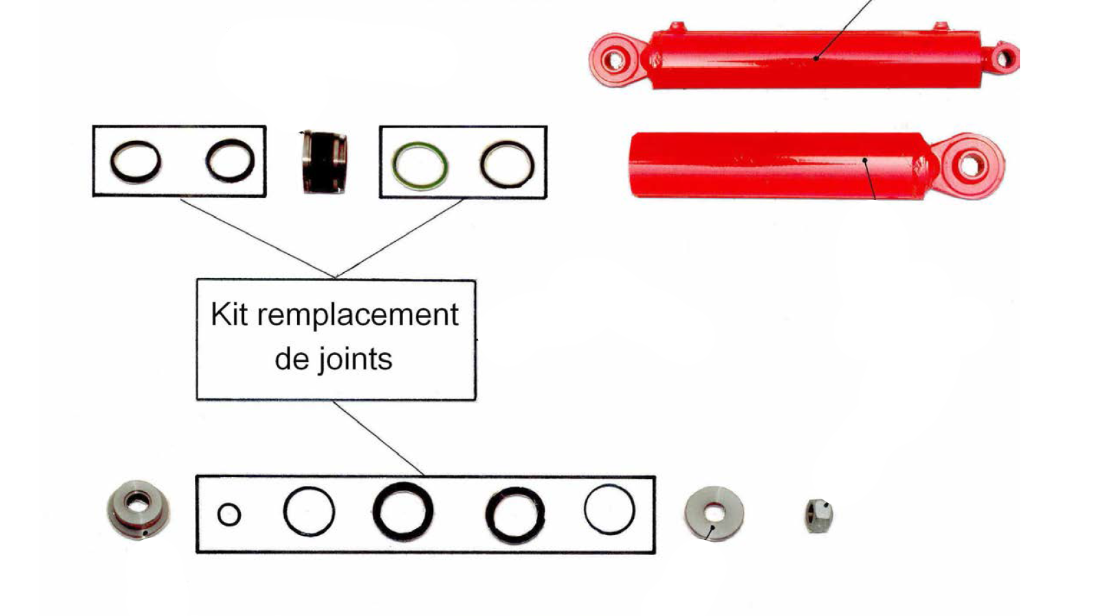 Kit de joints de vérin de montée/descente Grégoire Besson 850106299 origine