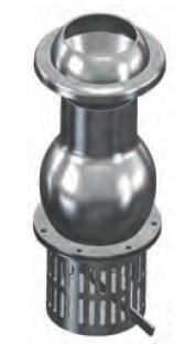 Crépine mâle avec clapet Ø120 mm