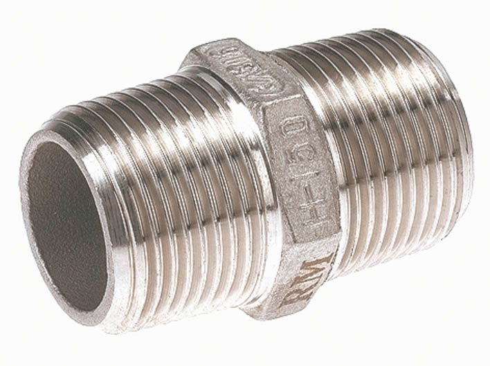 Mamelon Double Inox 2" Raccords pulvé - AGZ000179626