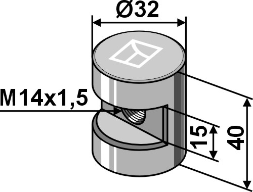 Bride de fixation Bride - AGZ000708250