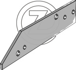 Contre sep charrue Massey-Ferguson Droit 85202 (3940700) Adaptable